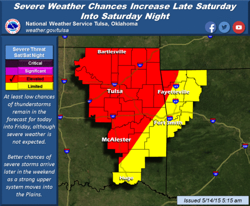 Tulsa area rain chances increase this weekend; 2-4 inches forecast ...
