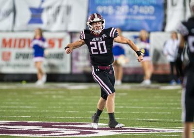 Jenks' Jett Calmus receives All-World comeback award