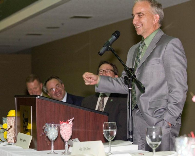 Benge honored at roast