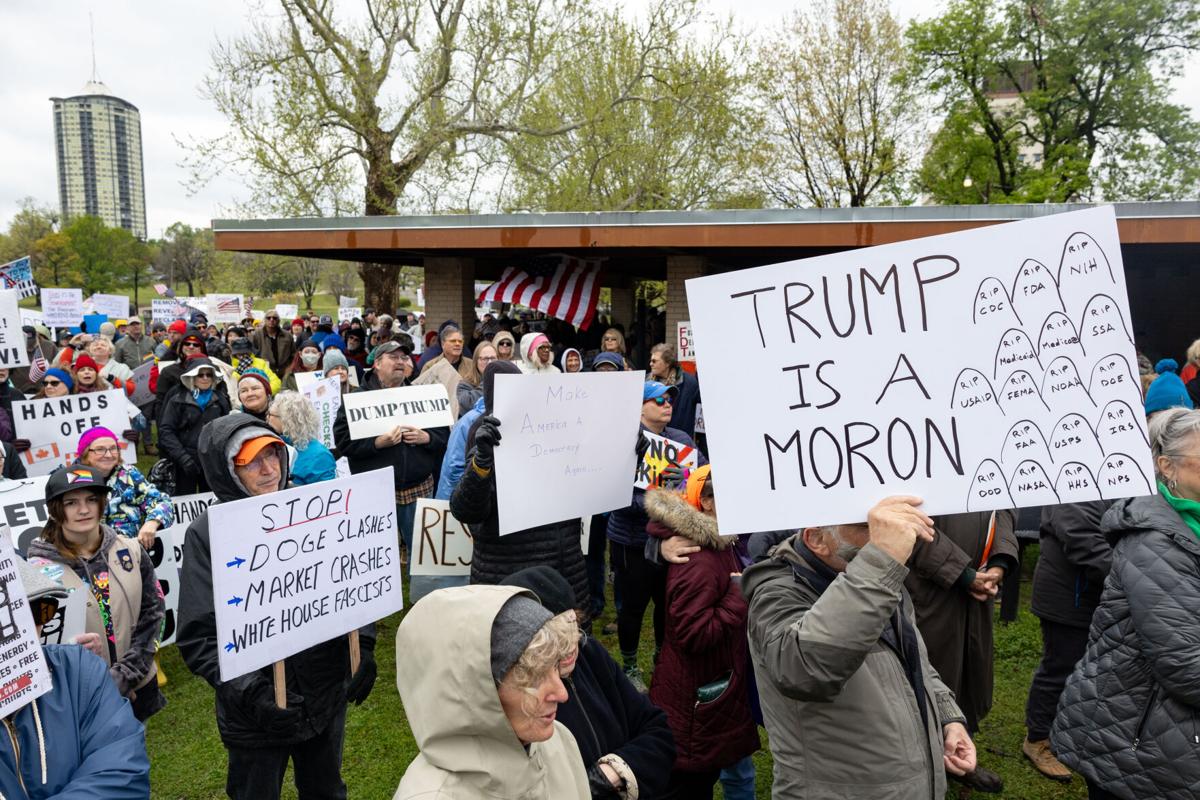 Photos: Hands Off protest at Dream Keepers Park