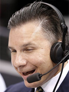 Thunder radio announcer Matt Pinto makes calling a game sound easy