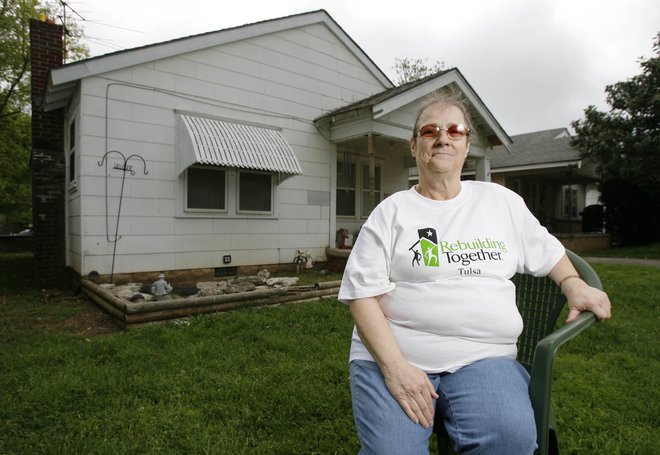Volunteers repair deteriorating homes for low-income and older Tulsans