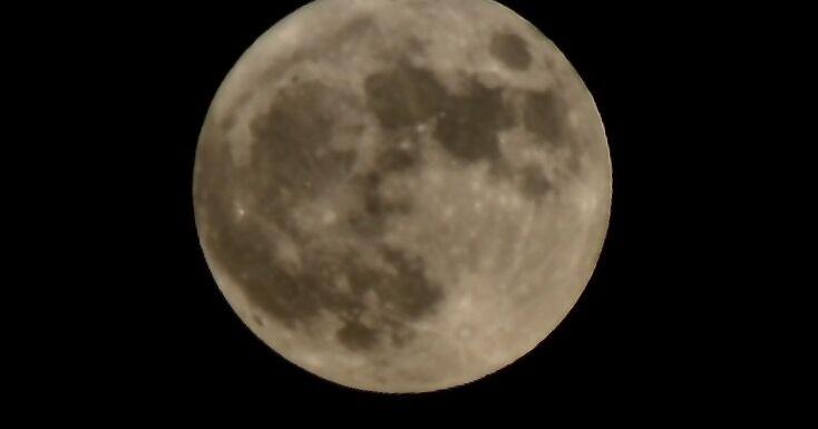 Blue moon over from Aug. 30