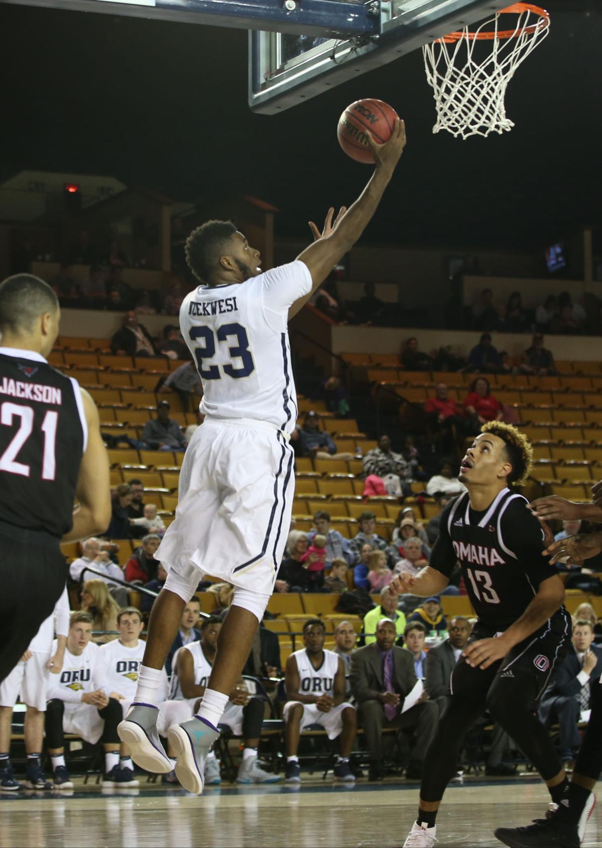 Photo gallery: ORU tops Omaha in men's basketball | Gallery ...