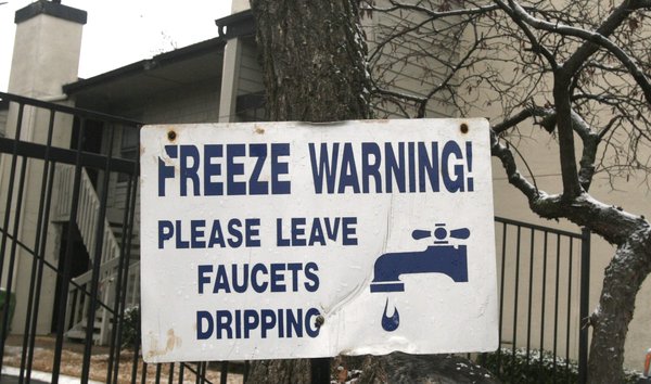 Steps can avoid frozen pipes