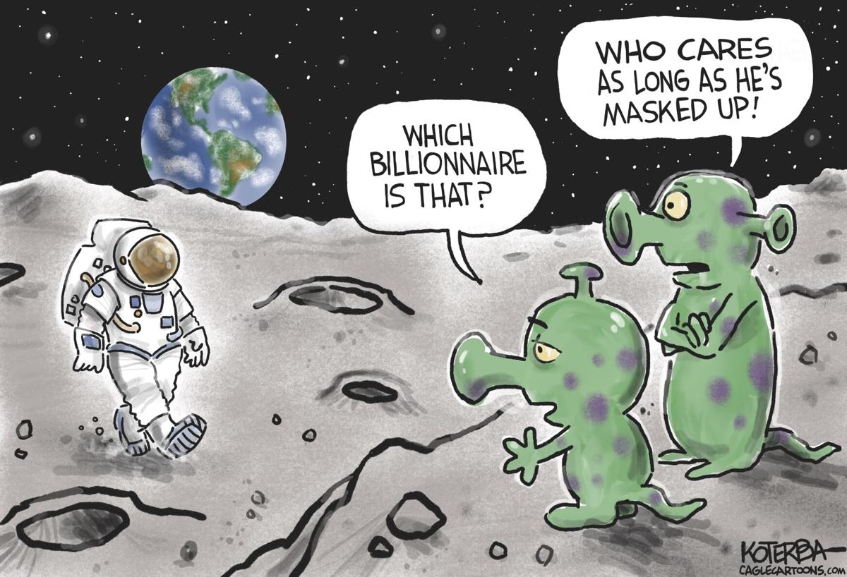 Cartoon: Billionaires on the Moon