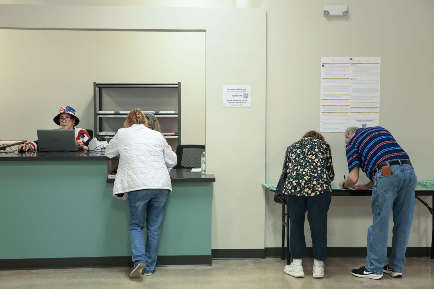 Photos: Early voting underway at Tulsa County Election Board