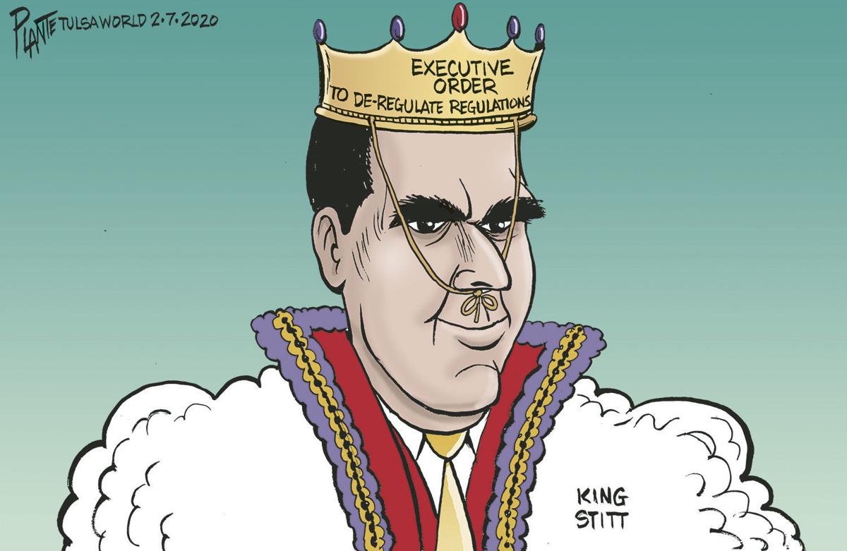Bruce Plante Cartoon: King Stitt