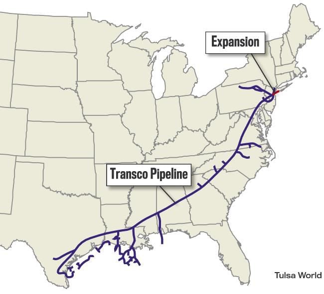 Williams Partners touts impact of Transco expansion
