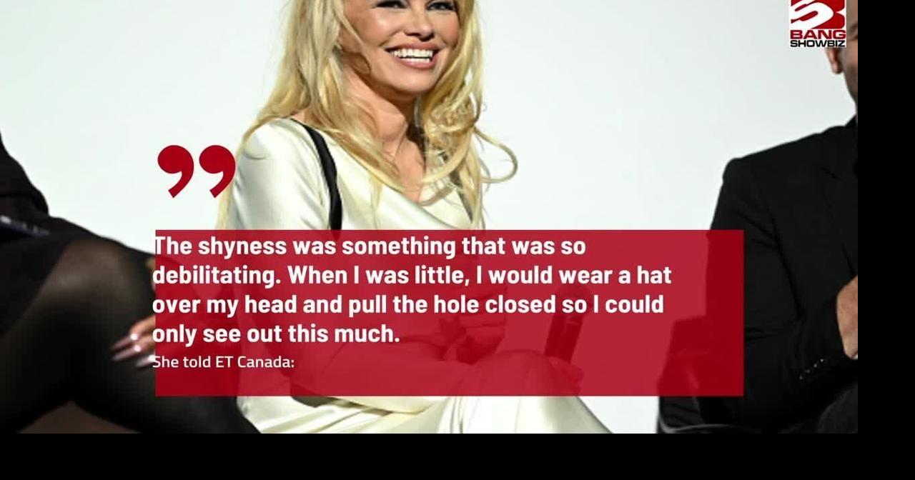Pamela Anderson was 'painfully shy' before she posed for Playboy magazine
