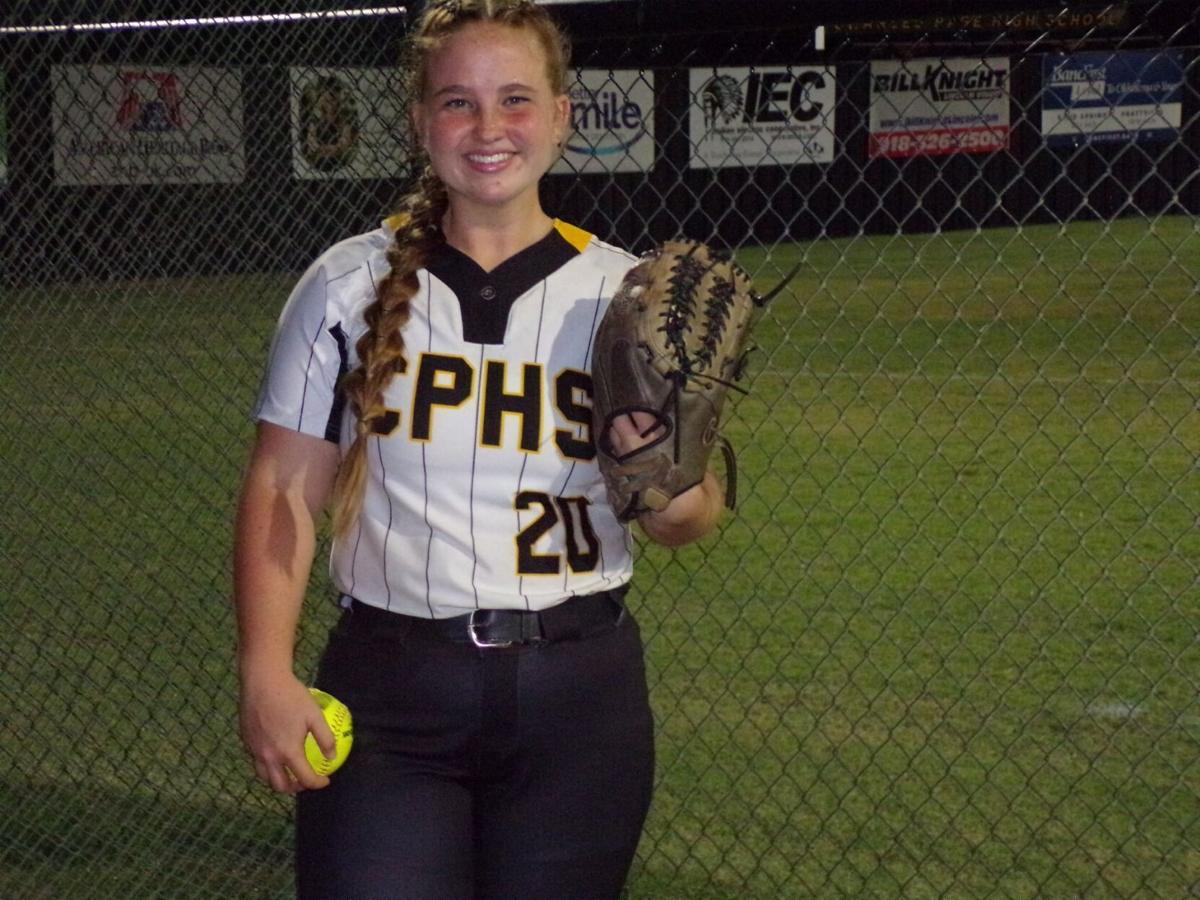 Sand Springs' Addison Hughes celebrates stellar home finale