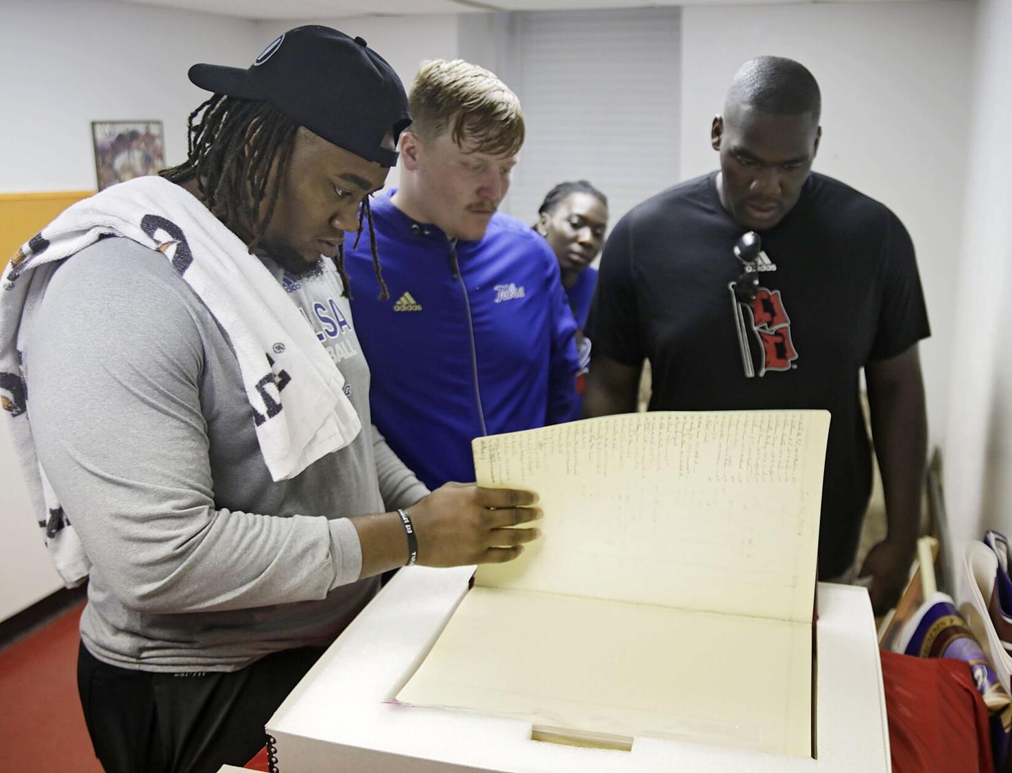 A walk to remember: University of Tulsa athletes and coaches trek to ...