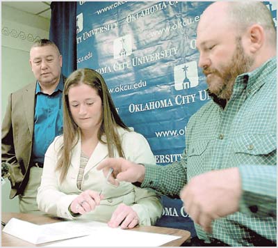 Reversal of Fortune: Athlete pins hopes on wrestling, OCU
