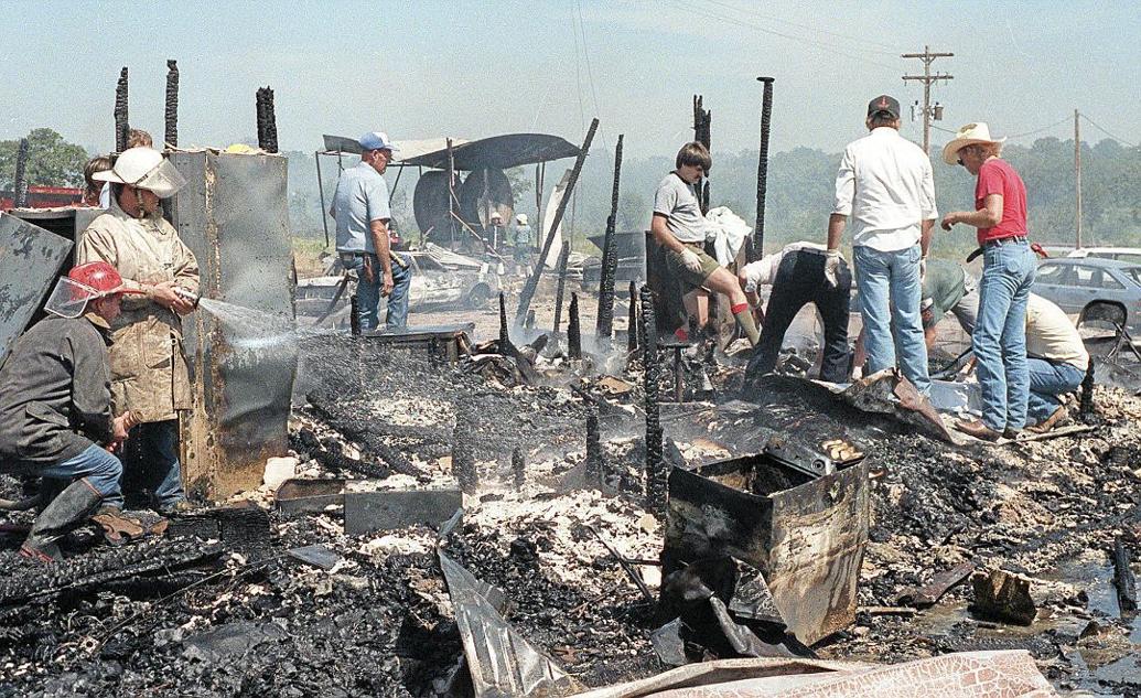 Oklahoma fireworks factory explodes in June 1985 | Photos