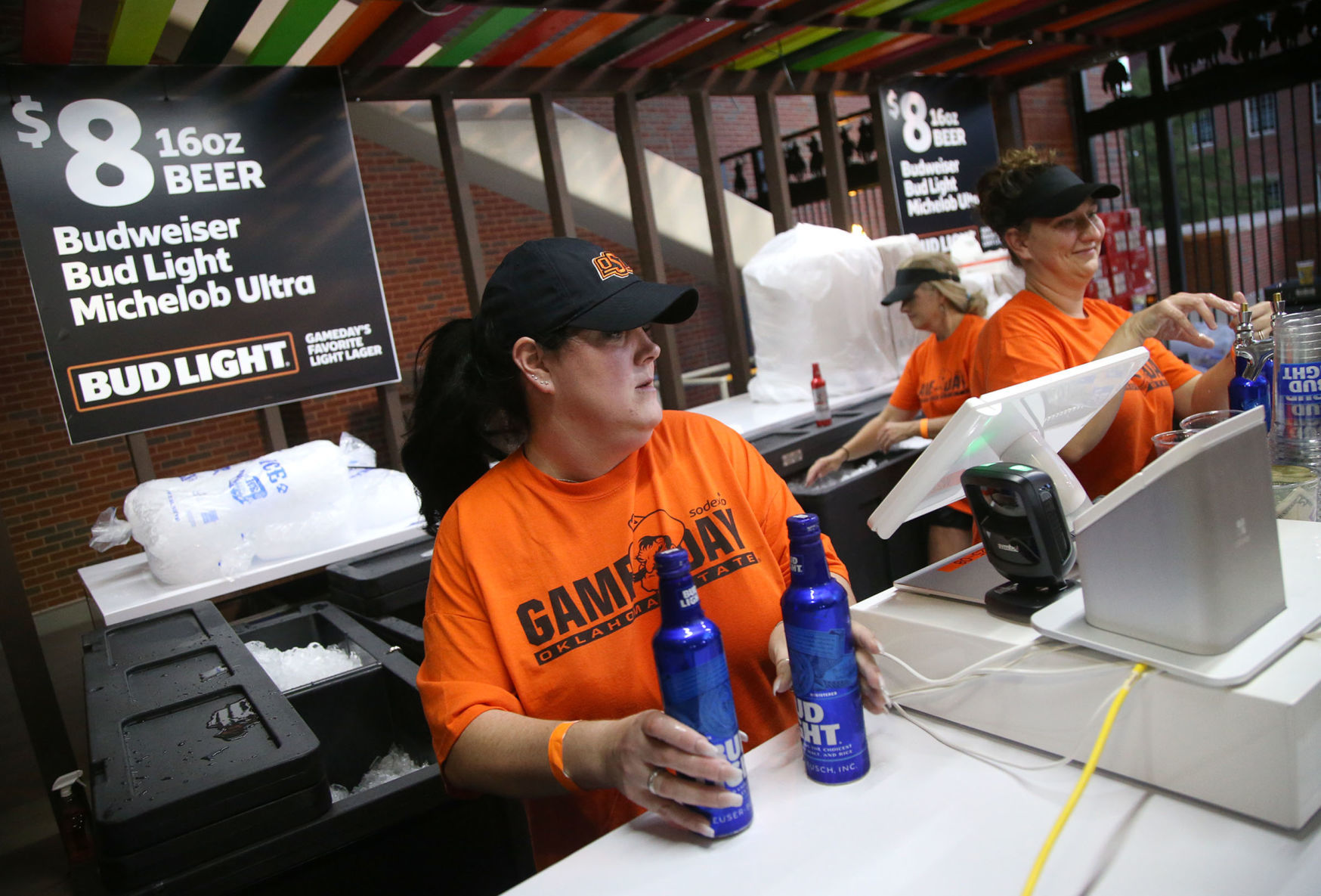 How many beers did OSU sell at its football games?