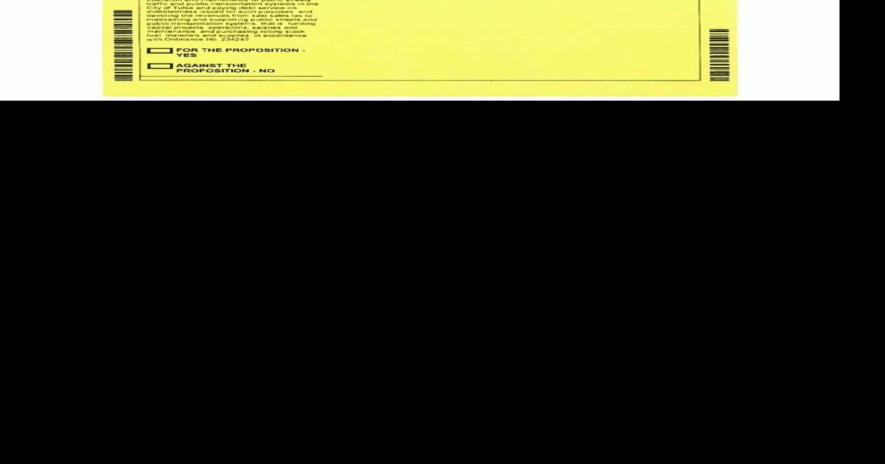 Vision ballots: See sample ballots for Tulsa and area communities ...