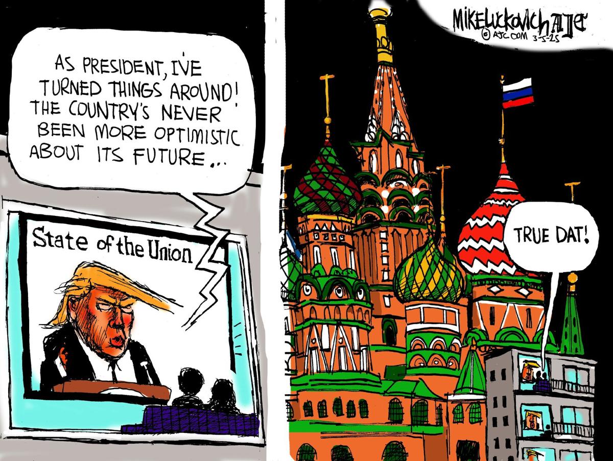 Cartoon: Russia Strong