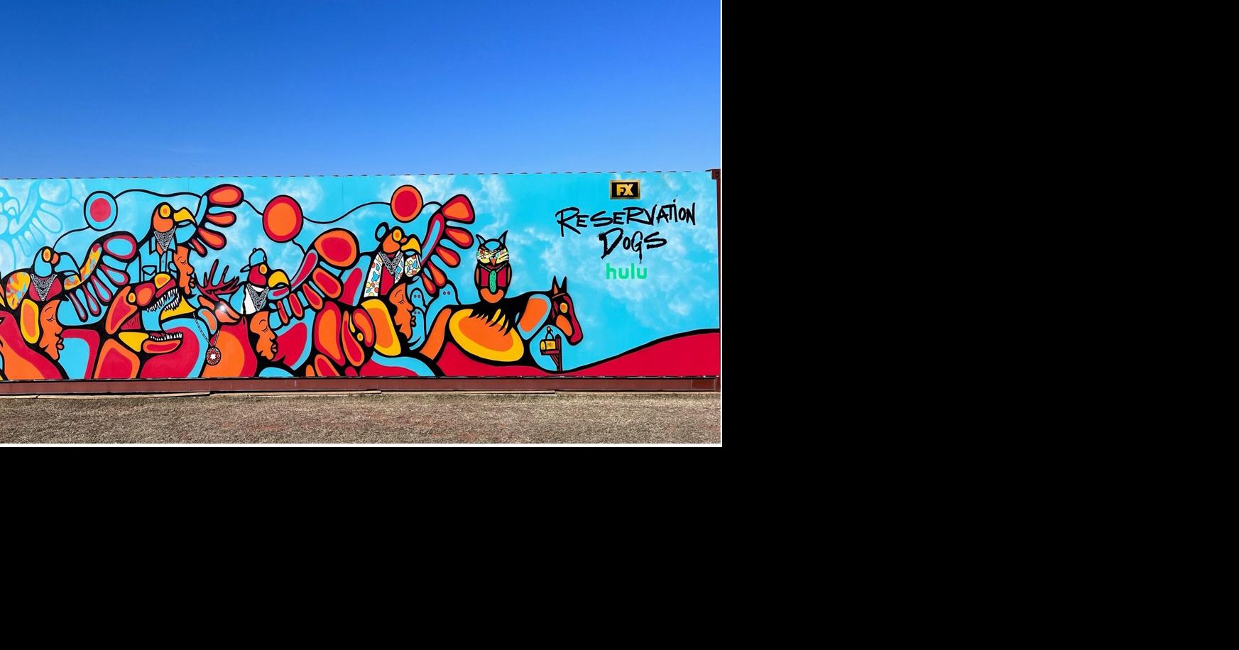 Artist creates ‘Rez Dogs’-inspired mural