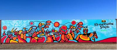 Artist creates ‘Rez Dogs’-inspired mural