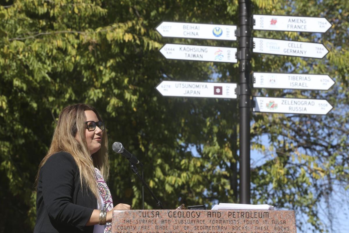 New Sister Cities sign