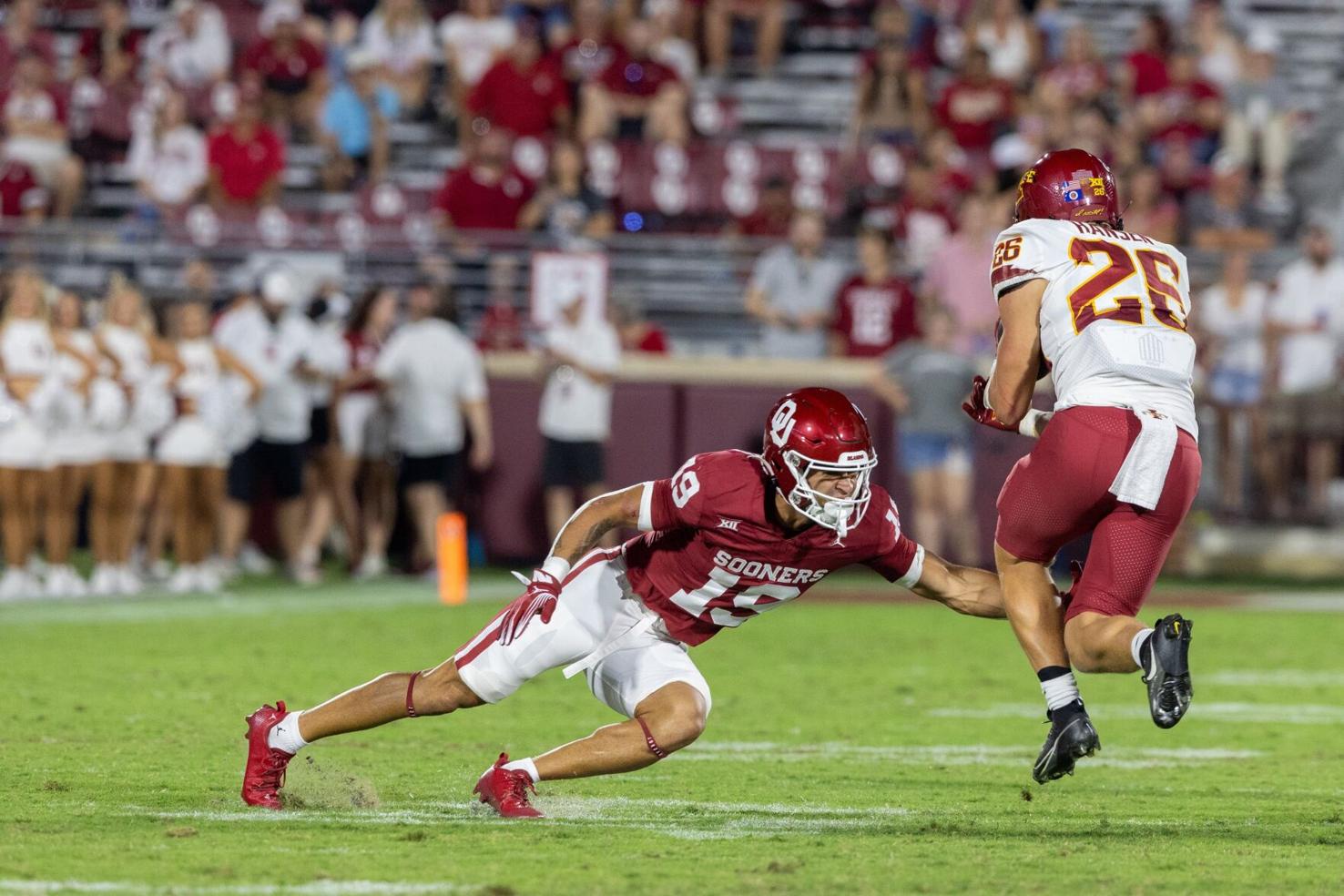 OU football moves cornerback Jacobe Johnson to wide receiver