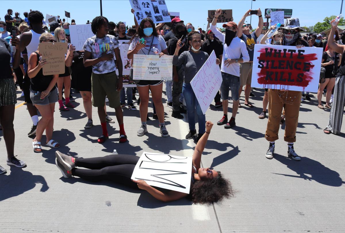Brookside protest in response to Minnesota police violence
