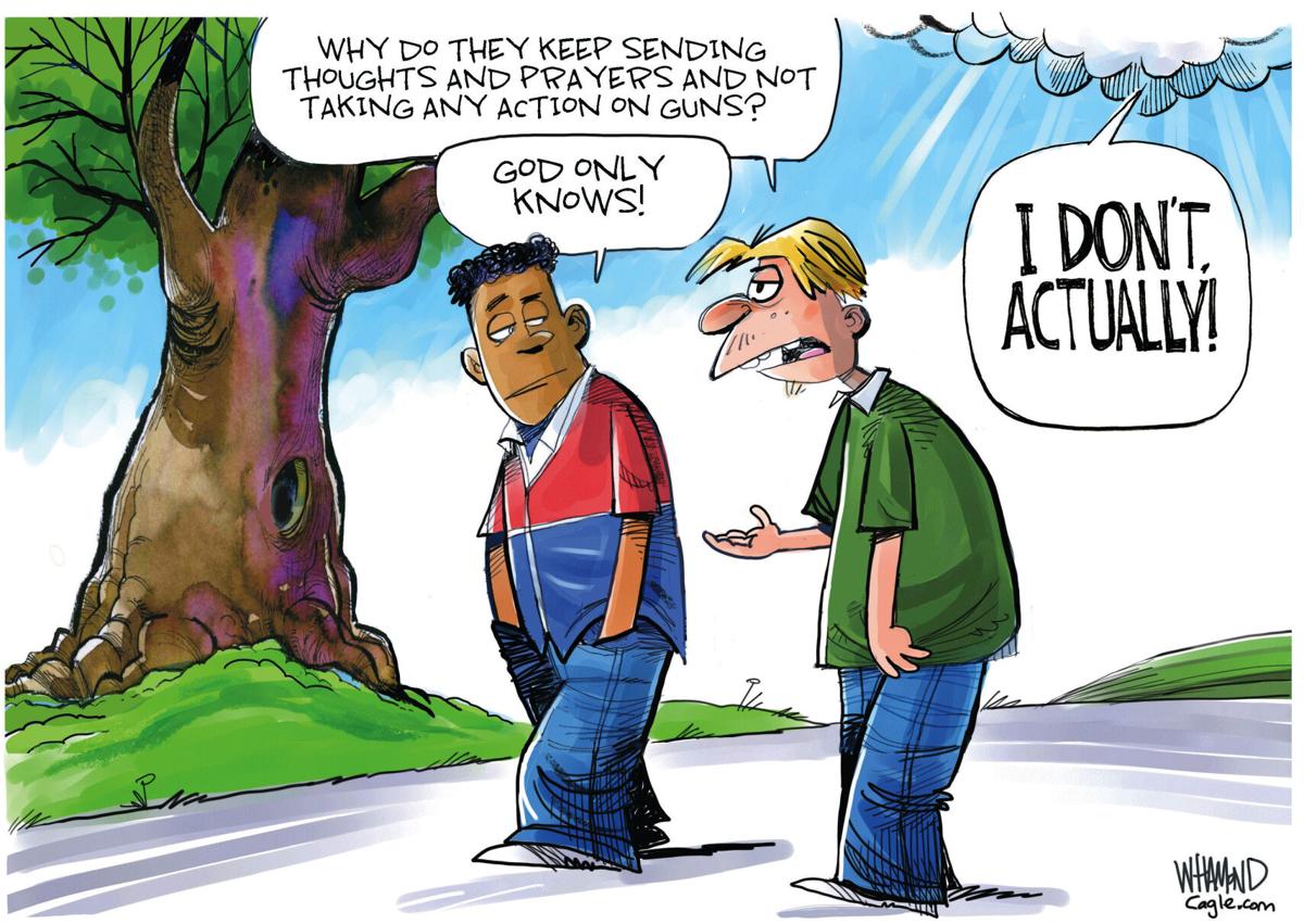 Cartoon: Thoughts and prayers