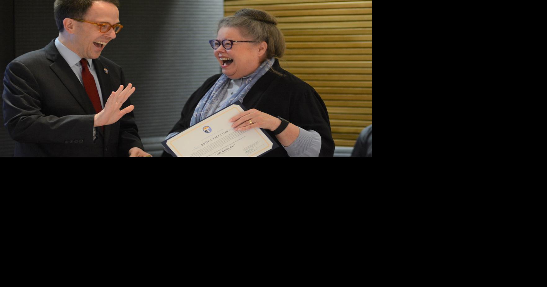 Longtime Library Commission member Judy Randle honored for 26 years of ...