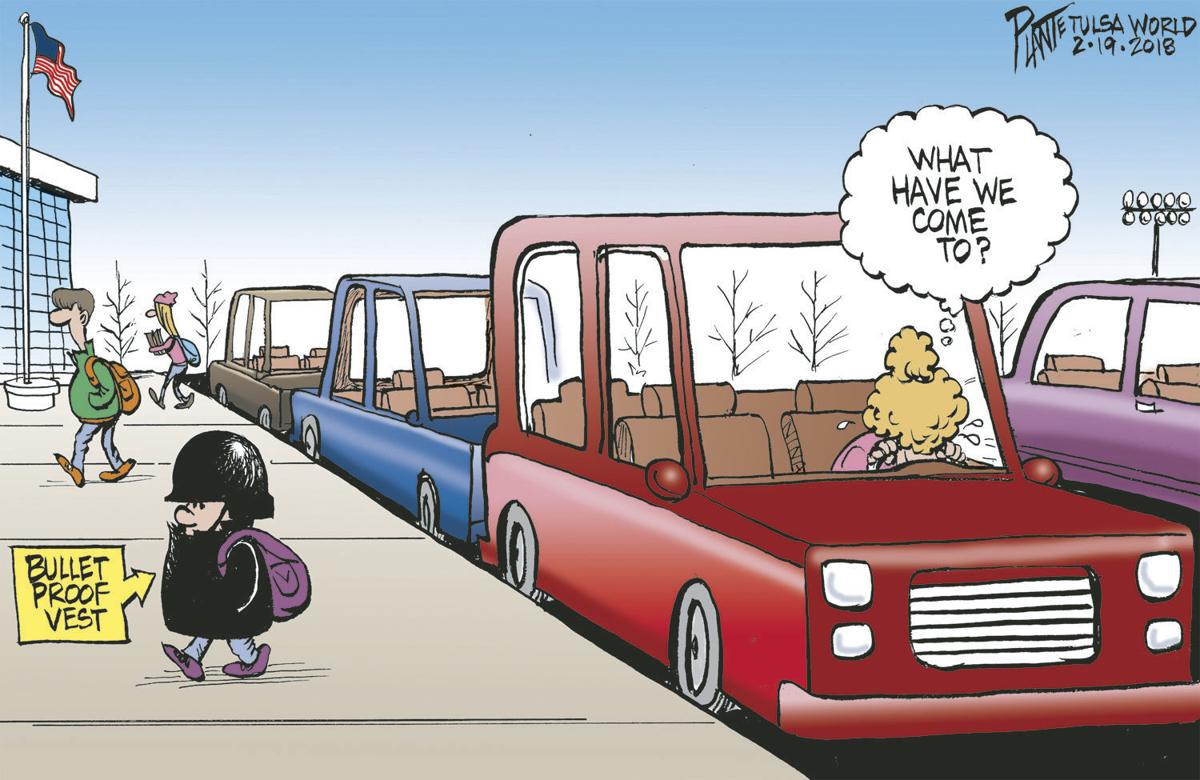 Bruce Plante Cartoon: School daze