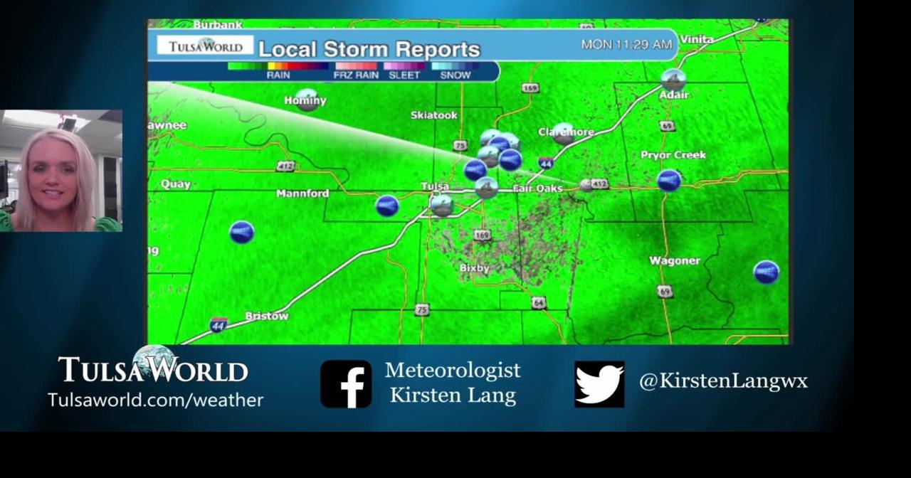 Storm wind gusts in Tulsa area cause damage