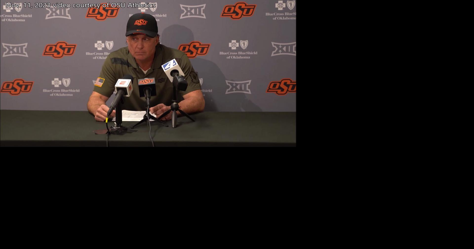 Did Oklahoma State RB Ollie Gordon get frustrated during 48-3 loss at ...