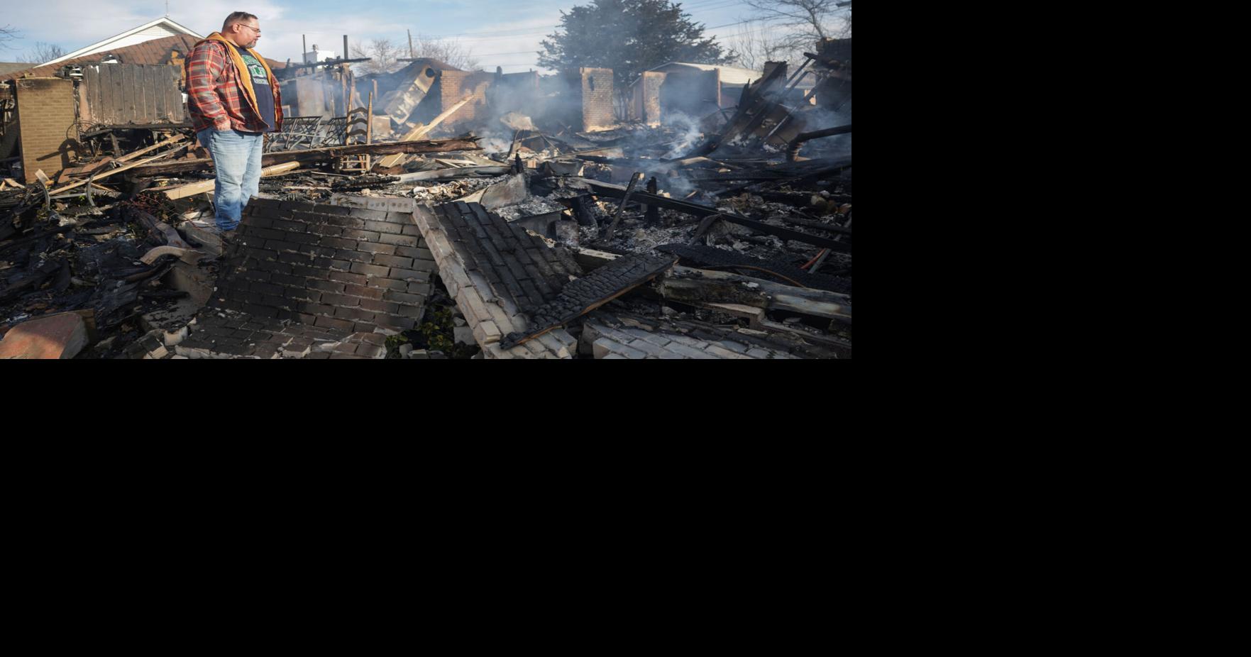 Mannford fire evacuees talk about returning to burned homes