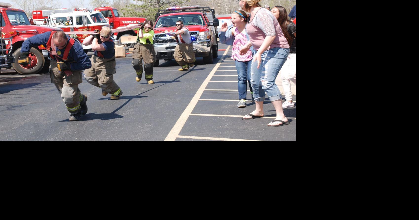 SLIDE SHOW: Firefighters demonstrate skills in combat challenge