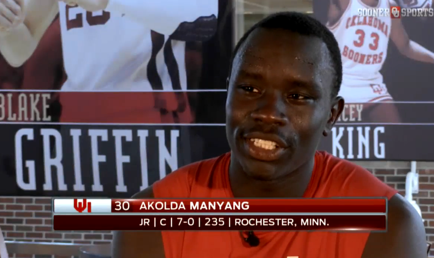 OU's Akolda Manyang is the tallest Sooner since 1999-2000 season