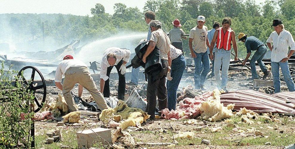 Oklahoma fireworks factory explodes in June 1985 | Photos