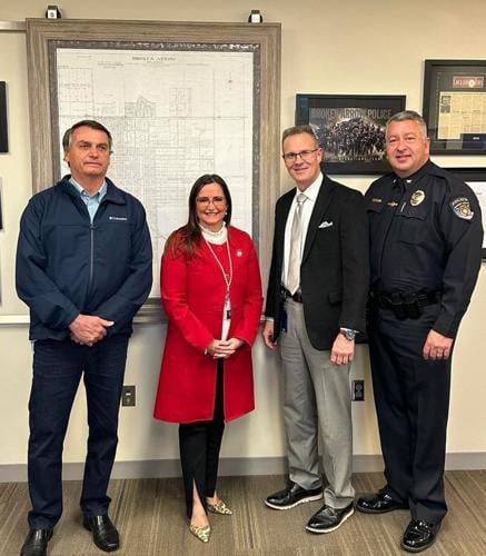 Former Brazilian President Bolsonaro meets Stitt, Broken Arrow ...