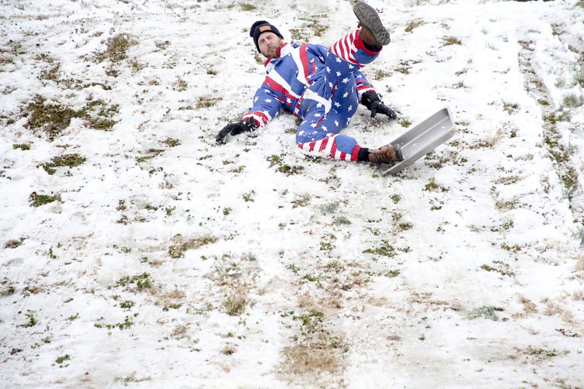 Gallery: Snow falls on Tulsa area, northeast Oklahoma
