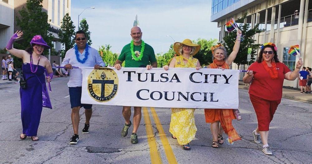 City councilors 'proud' to make historic appearance in Tulsa Pride Parade
