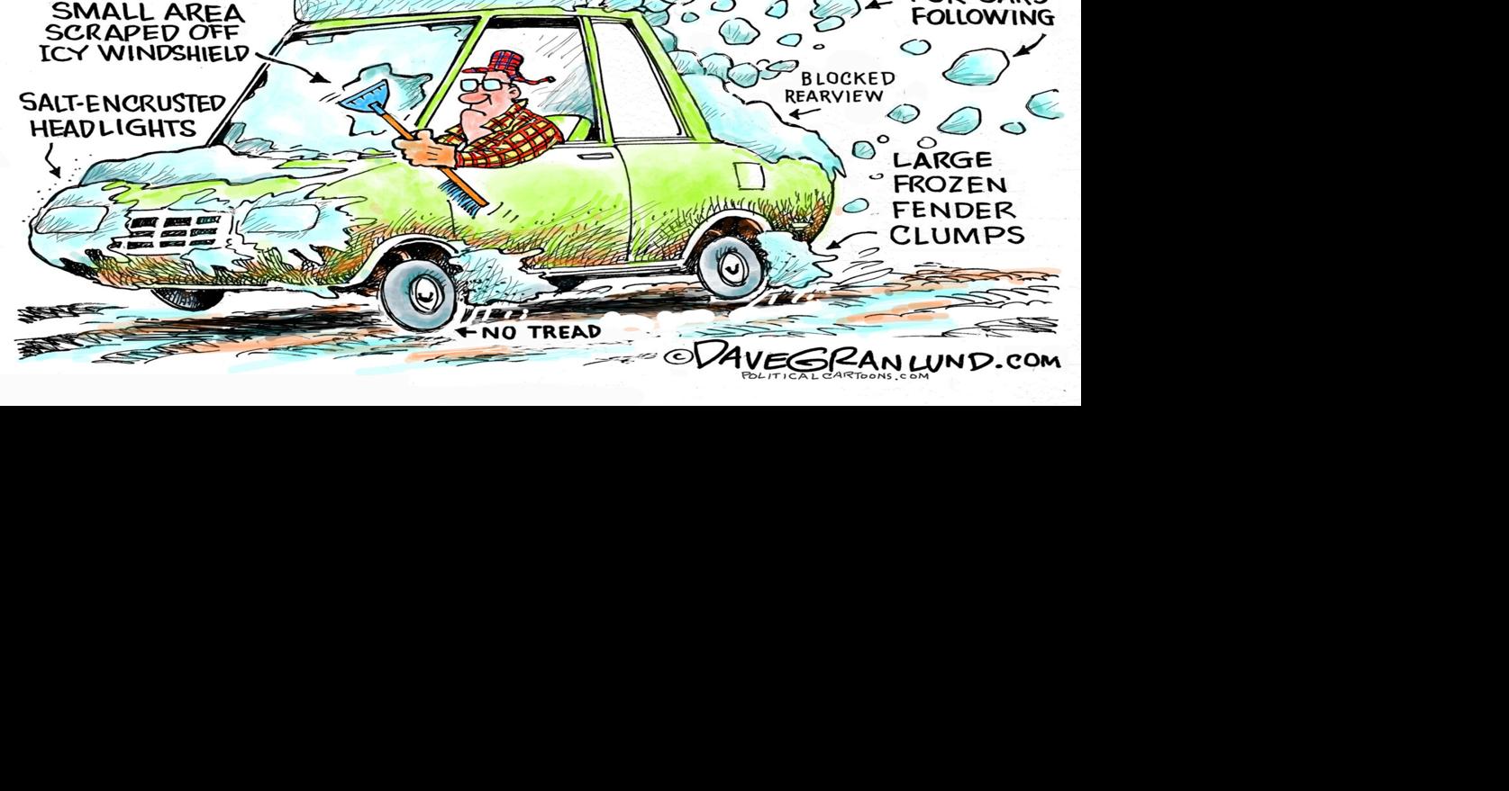 Syndicated Cartoon: Winter's Greatest Hazzard