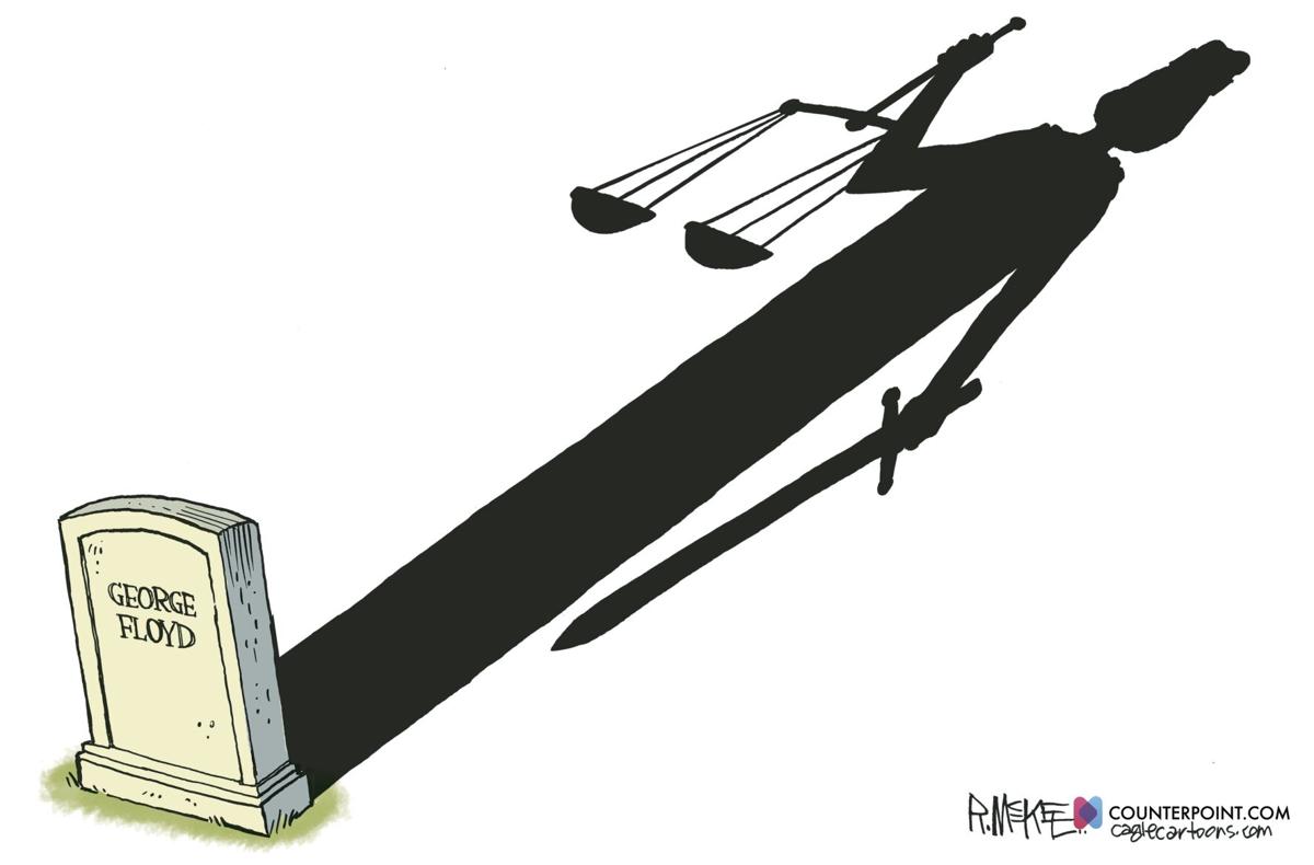 Cartoon: George Floyd Justice by Rick McKee