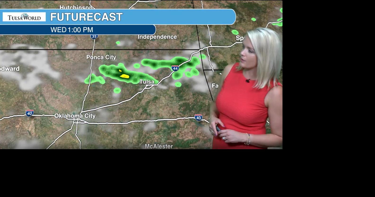 Watch Wednesday' weather forecast: Morning showers and storms, clearing ...