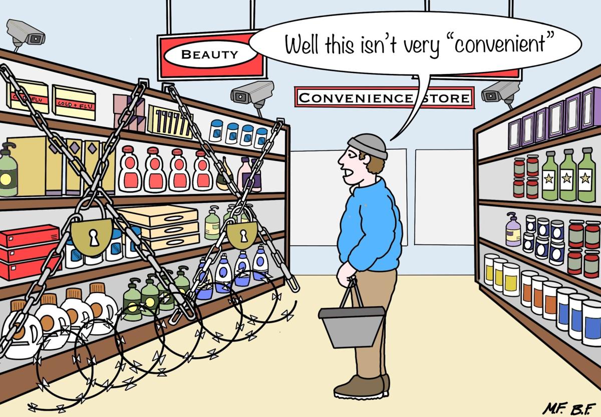 Cartoon: Inconvenient Shopping