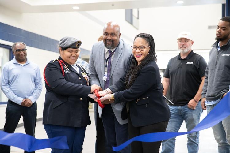 Multisport complex ribbon-cutting at Hale High School