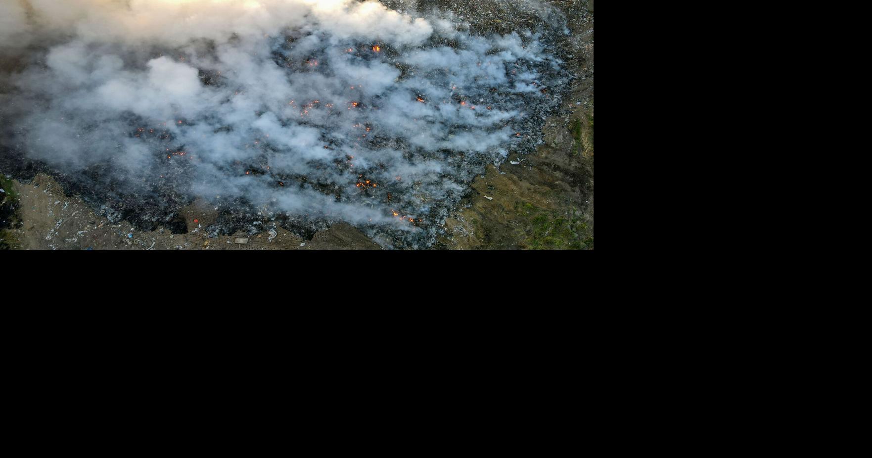 North Tulsa landfill fire contained after 10-hour effort