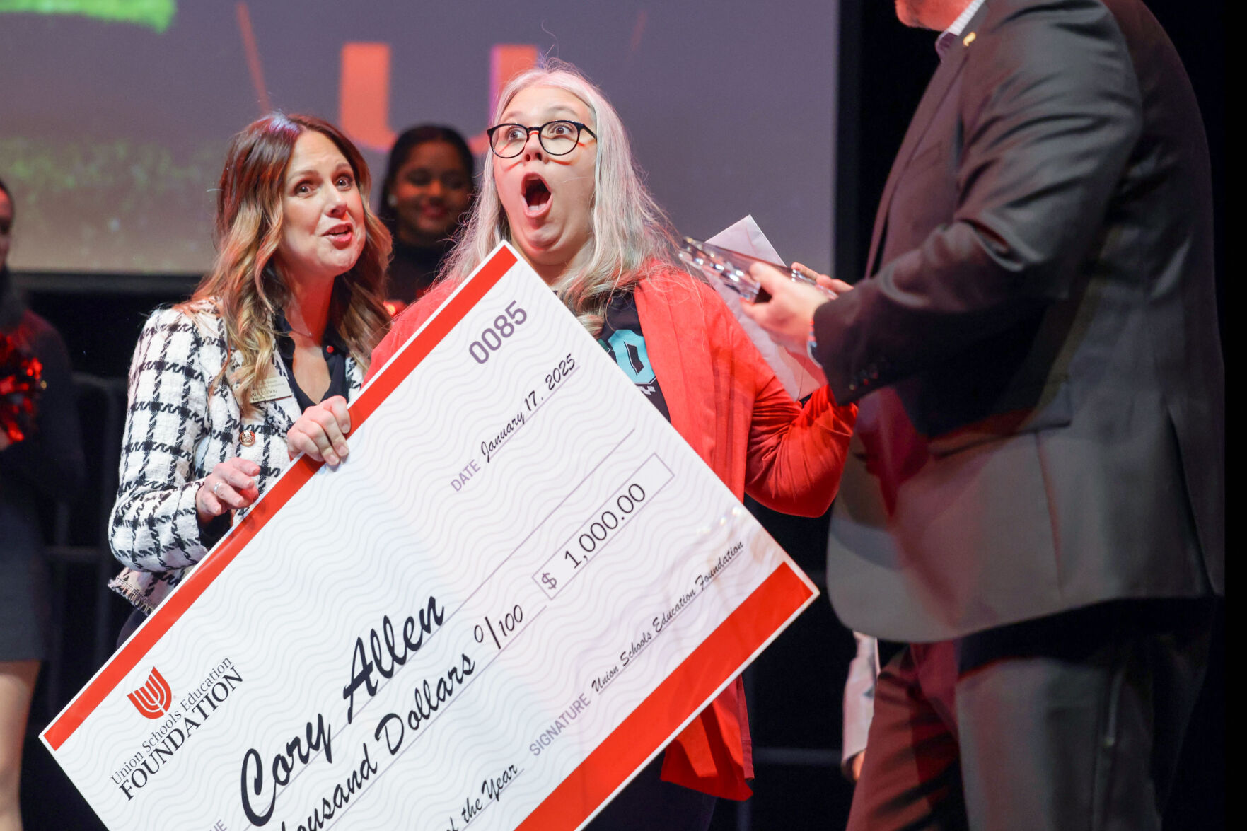 Cory Allen of Andersen Elementary is Union's Teacher of Year