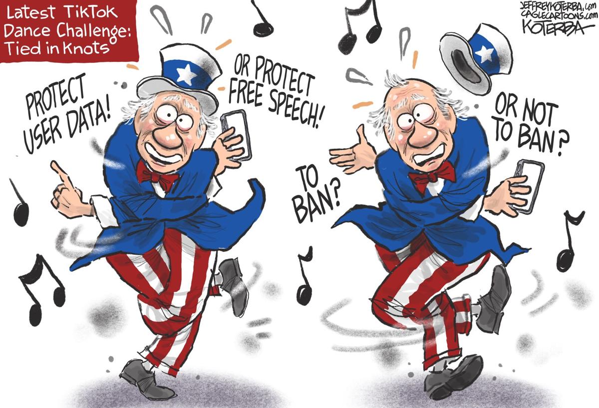 Cartoon: TikTok Ban Challenge