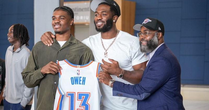 For OKC Thunder draft pick Otega Oweh, there is no place like home in ...