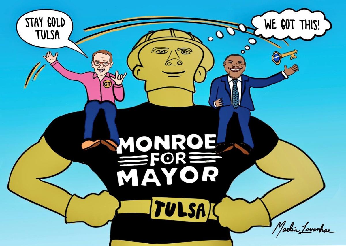 Cartoon: Tulsa Mayor Hand Off