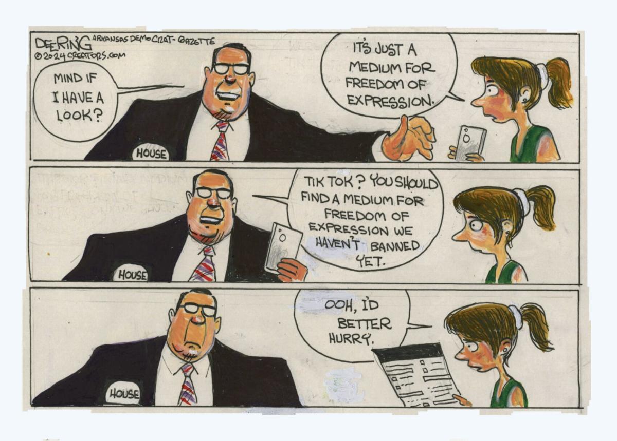 Cartoon: Disappearing Freedom Of Expression