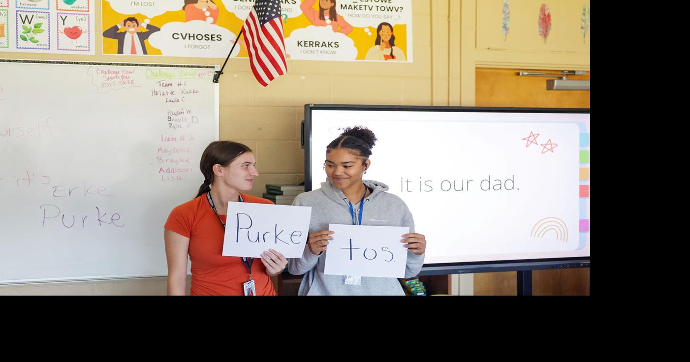 Muscogee language option now taught in Tulsa, area districts